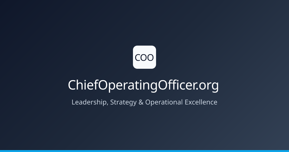 COO vs VP of Operations: Differences Explained | ChiefOperatingOfficer.org